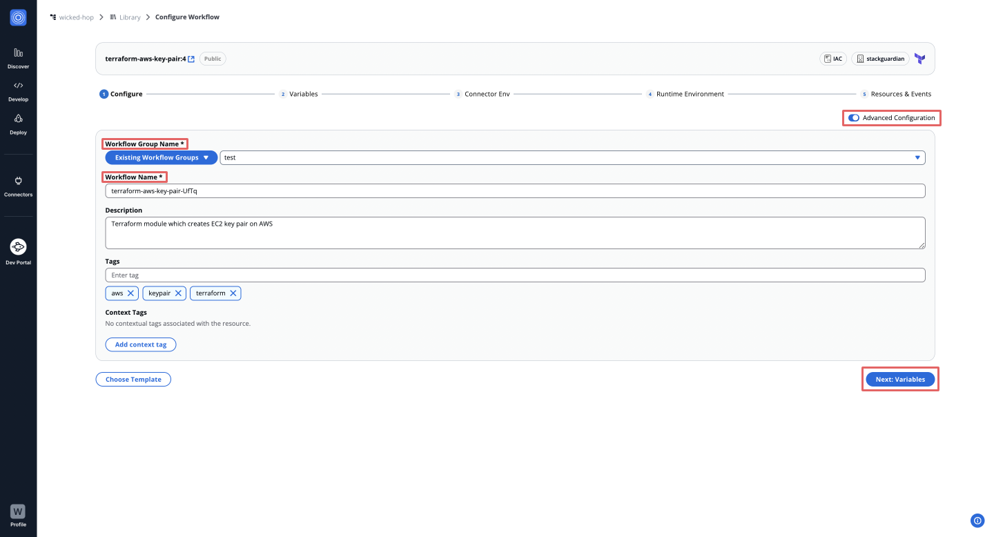 Dev Portal 🆕 | StackGuardian